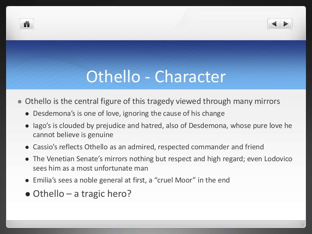 Othello Act V, Scenes i and ii