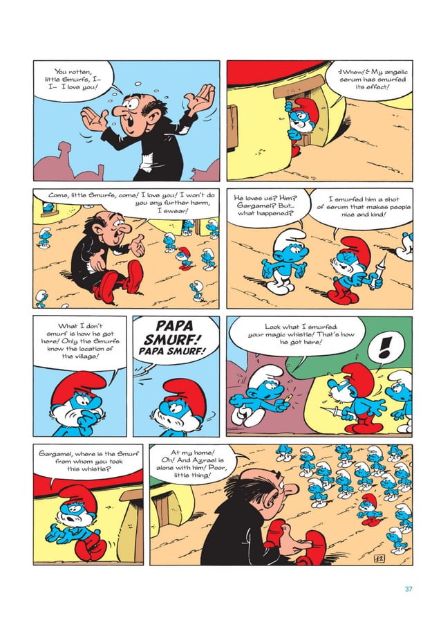 09 gargamel and the smurfs | PDF