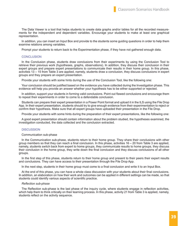 Go-Lab Classroom Scenarios Handbook | PDF