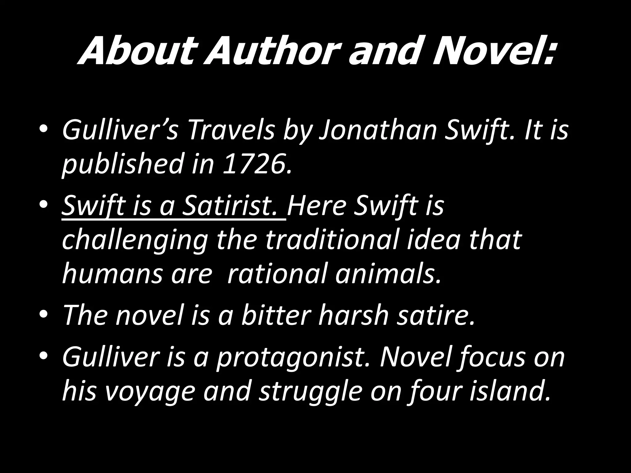 gulliver’s travels | PPTX