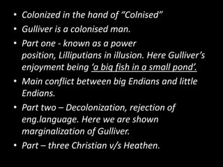 gulliver’s travels | PPTX