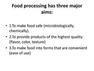 minimal processing of foods by non thermal methods | PPTX