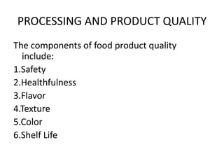 minimal processing of foods by non thermal methods | PPTX