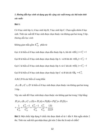 09 huong dan_giai_toan_xac_suat | DOC