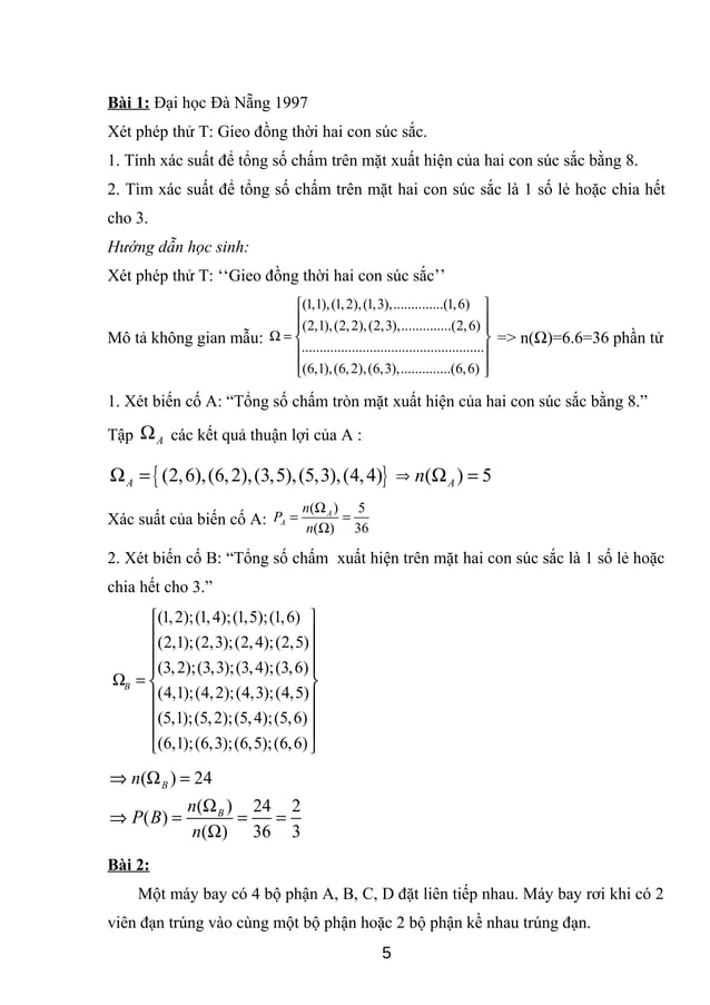 09 huong dan_giai_toan_xac_suat | PDF
