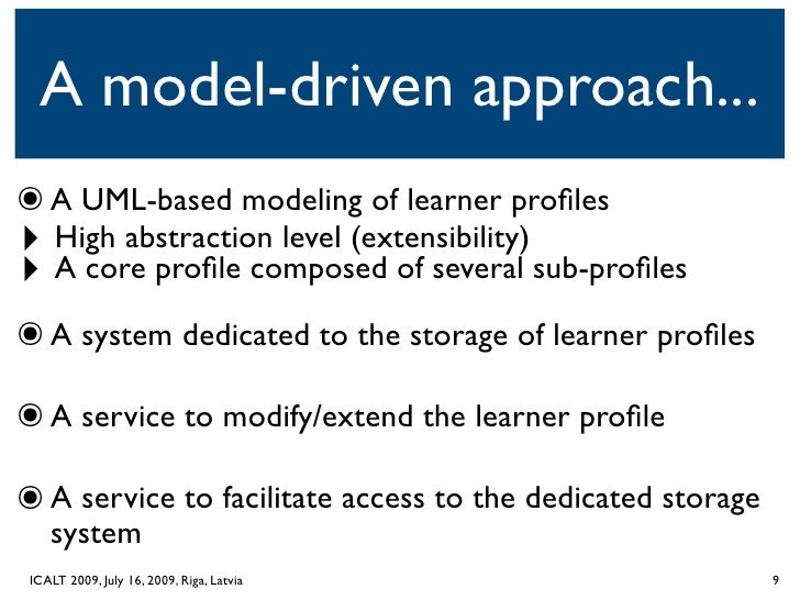 Opening learner profiles