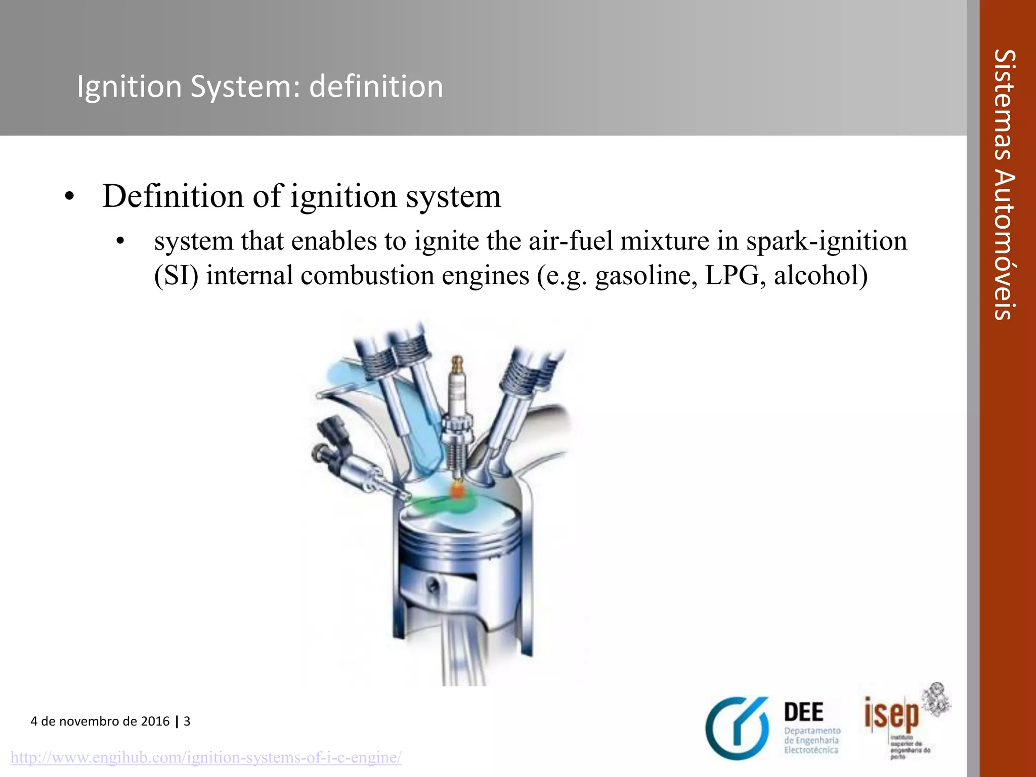 Automotive Systems course (Module 09) - Ignition Systems for Internal ...