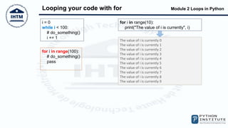 Python PCEP Loops | PPTX | Programming Languages | Computing