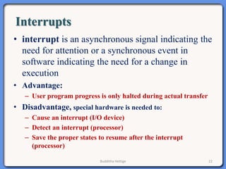 Computer System Architecture Lecture Note 9 IO fundamentals | PPT