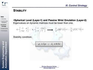 IROS 2009 - Three-layer Control for Active Wrists in Robotized ...