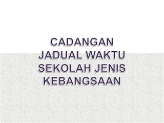 09 jadual waktu | PDF