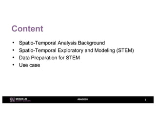 Reforming Traditional Machine Learning Algorithms with Spatio-Temporal Analytics Capability for ...