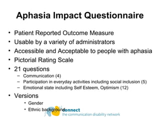 09 kate swinburn connect aphasia and outcomes.ppt