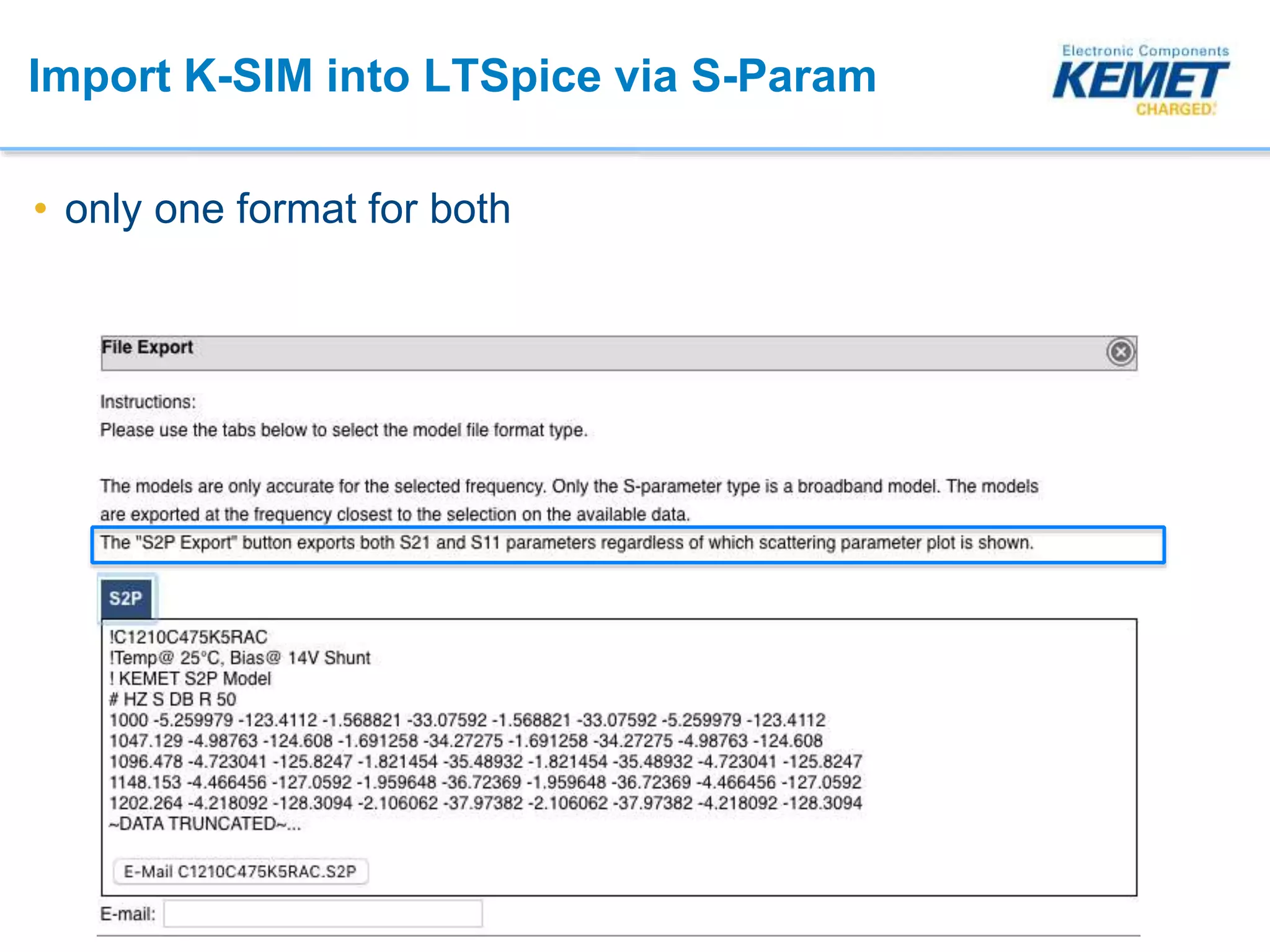 KEMET Webinar - Using KSIM and LTSpice | PPTX
