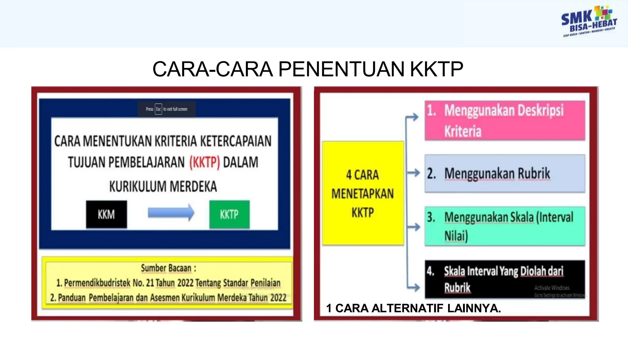 Kriteria Ketercapaian Tujuan Pembelajaran (KKTP) | PPTX