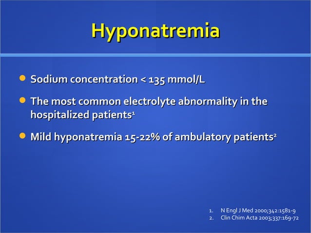 TAEM10:Electrolyte emergency | PPT