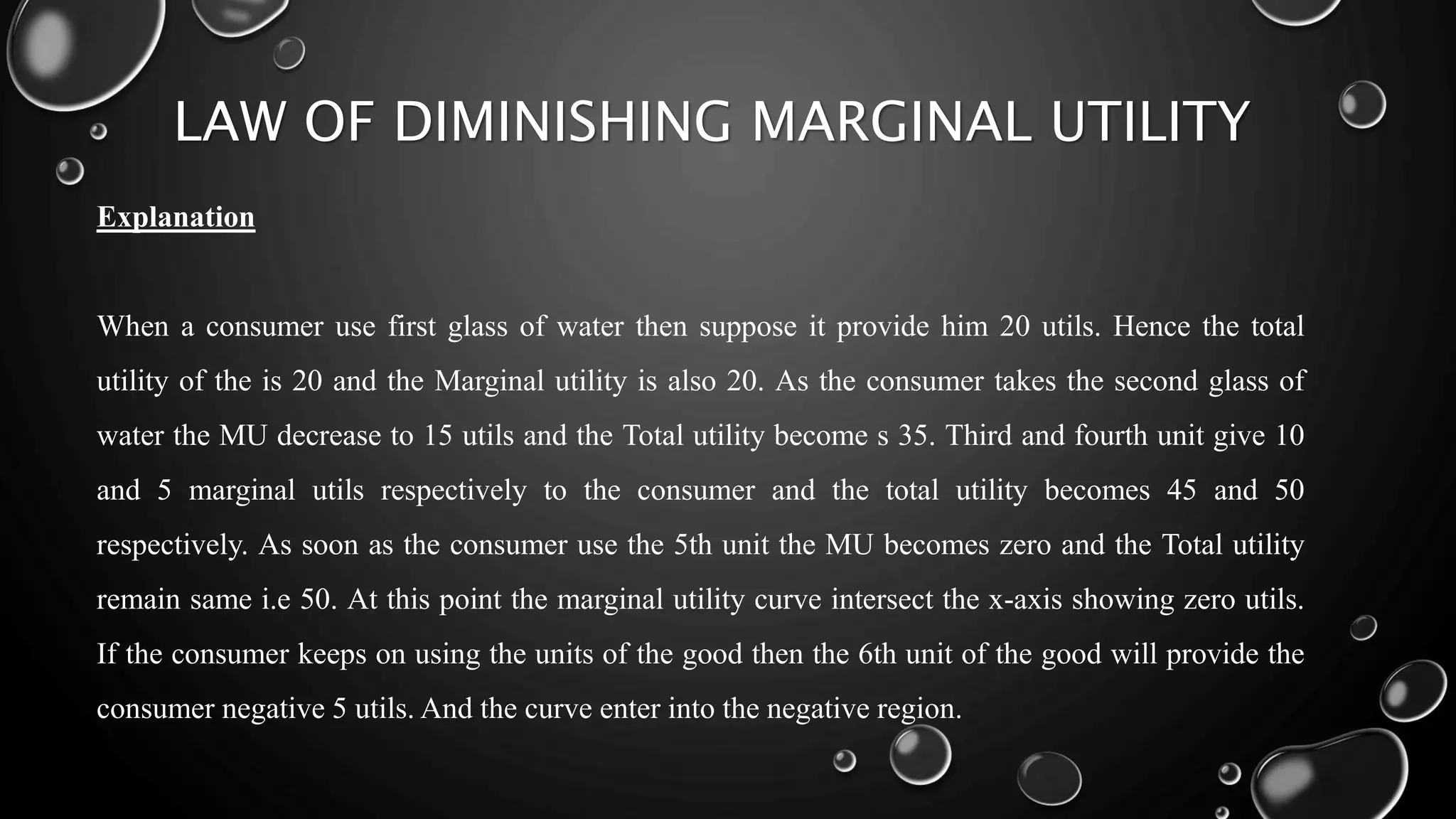 Law of diminishing marginal utility | PPTX
