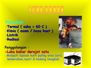 penanganan luka bakar | PPT