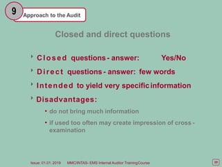 Approach to the Audit | PPTX