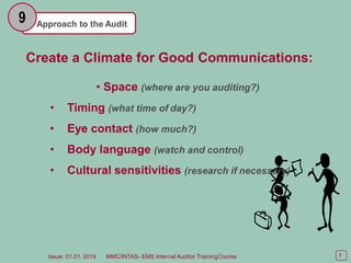 Approach to the Audit | PPTX