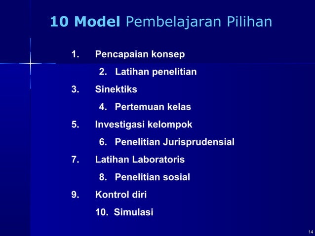 Model-Model Pembelajaran | PPT