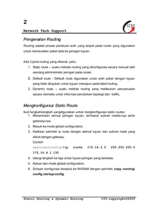 09module 20 static-routing-dynamic-routing | PDF