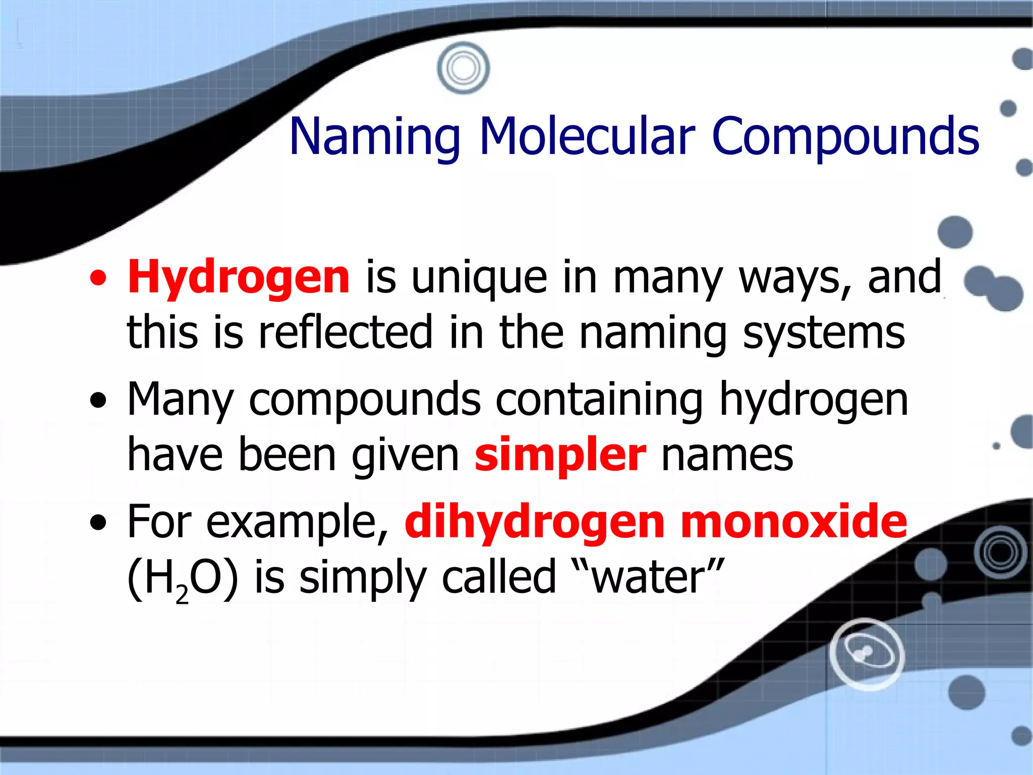 Molecular Compounds | PPT