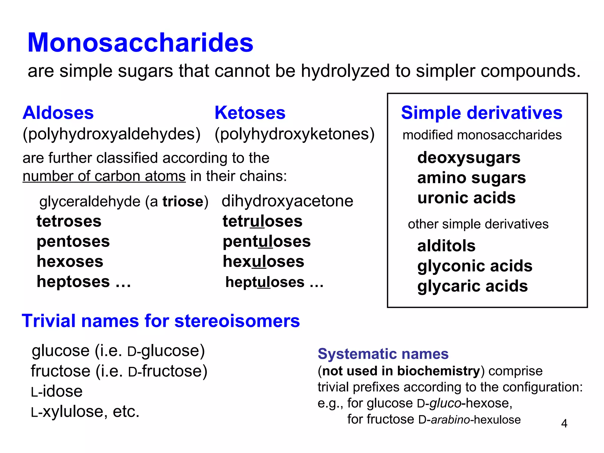 09 monosaccharides and_oligosaccharides | PPT