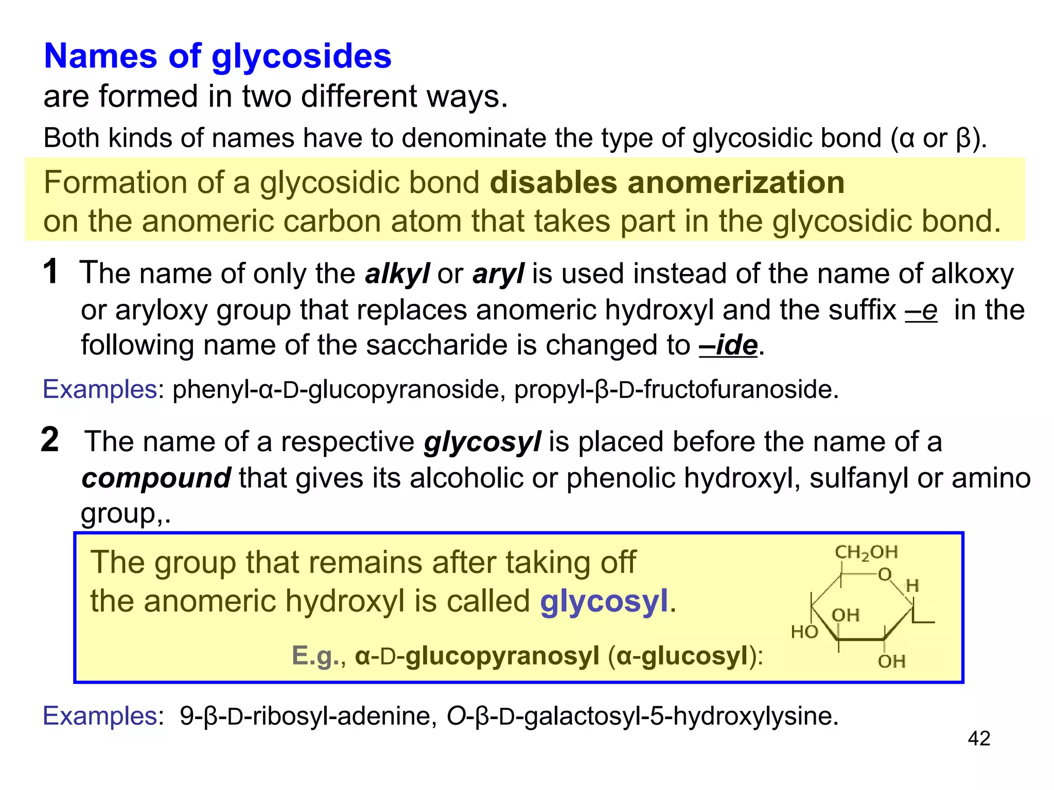 09 monosaccharides and_oligosaccharides | PPT