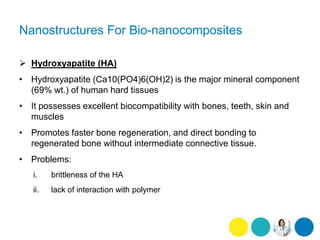 Biodegradable polymer Matrix Nanocomposites for Tissue Engineering | PPT