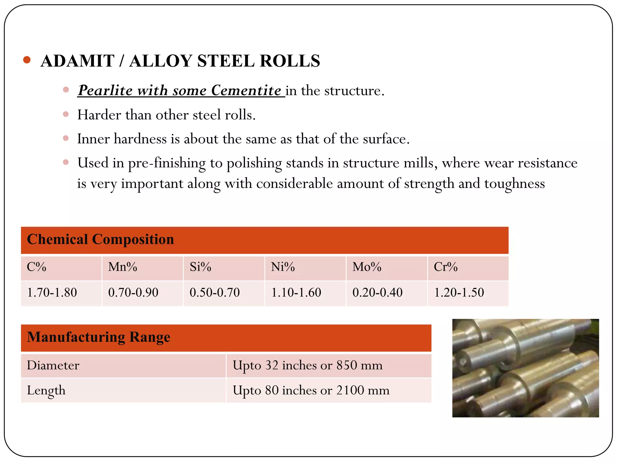 Hot Rolling Mill Rollers of Steel Mills | PDF