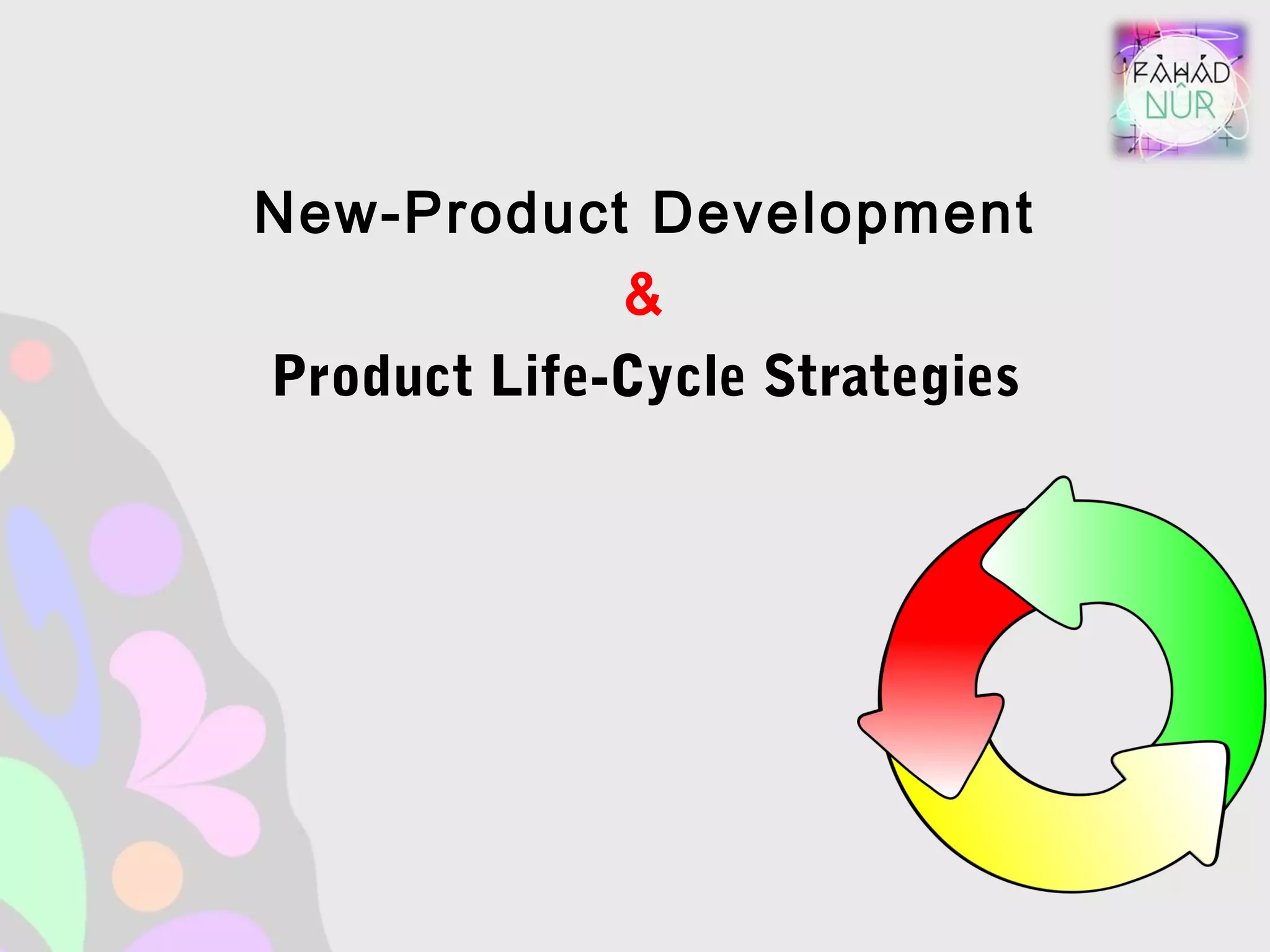 New Product Development & Product Life Cycle Strategies - Marketing | PPT