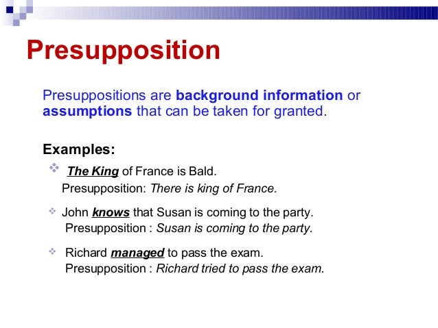 09 On Presuppositions in Requirements