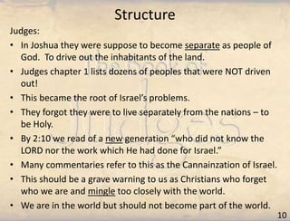 Session 09 Old Testament Overview - Joshua and Judges | PPT