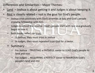 Session 09 Old Testament Overview - Joshua and Judges | PPTX