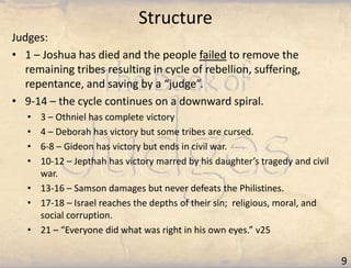 Session 09 Old Testament Overview - Joshua and Judges | PPTX