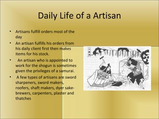 09 P1.Artisans And Merchants | PPT | Woodworking | Arts and Crafts