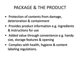 packaging | PPTX