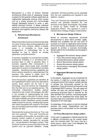 Refactoring to Microservice Architecture | PDF | Internet | Computing