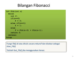09 pd fungsi rekursif | PPTX