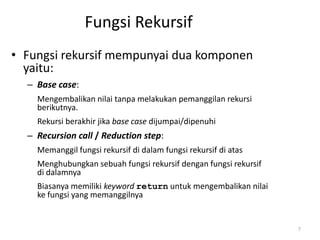 09 pd fungsi rekursif | PPTX