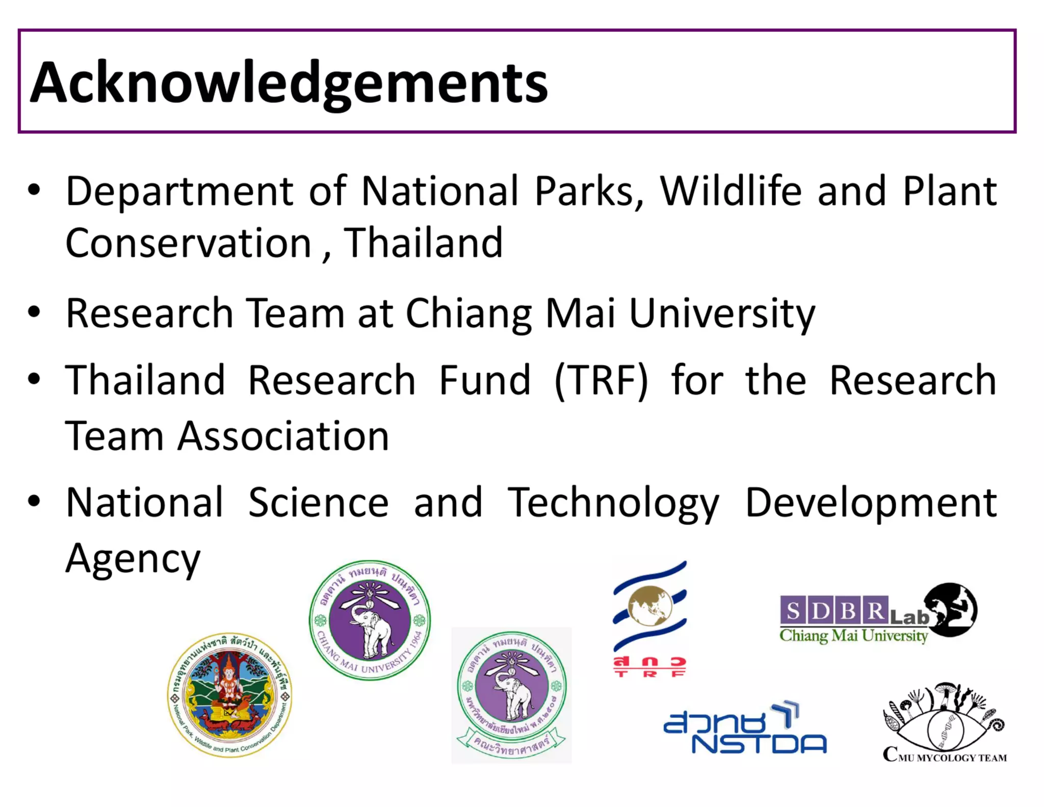 Mycobiome and the Thai truffles | PPT