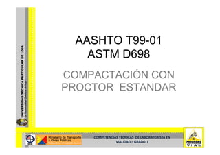 COMPACTACIÓN CON PROCTOR ESTANDAR | PDF