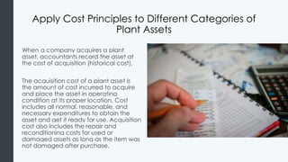 Power Point Presentation Plant, Property and Equipment | PPT