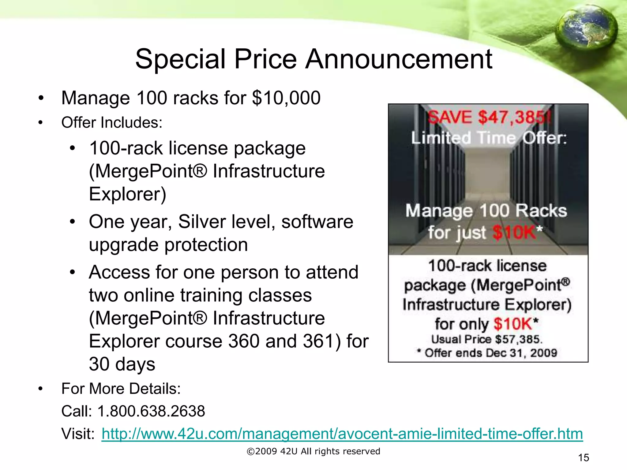 Data Center Optimization with Avocent MergePoint Infrastructure ...