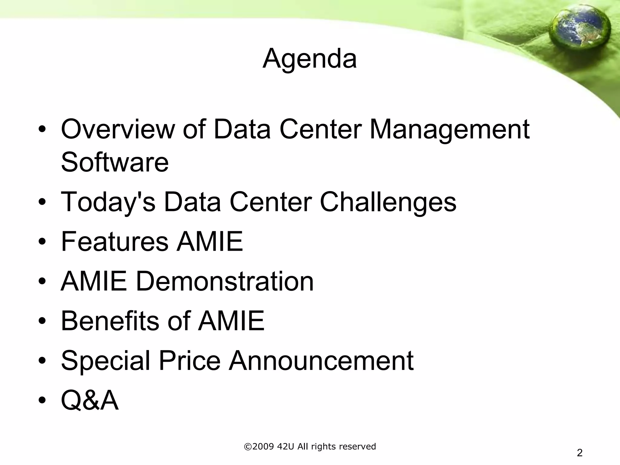Data Center Optimization with Avocent MergePoint Infrastructure Explorer (AMIE) | PPTX