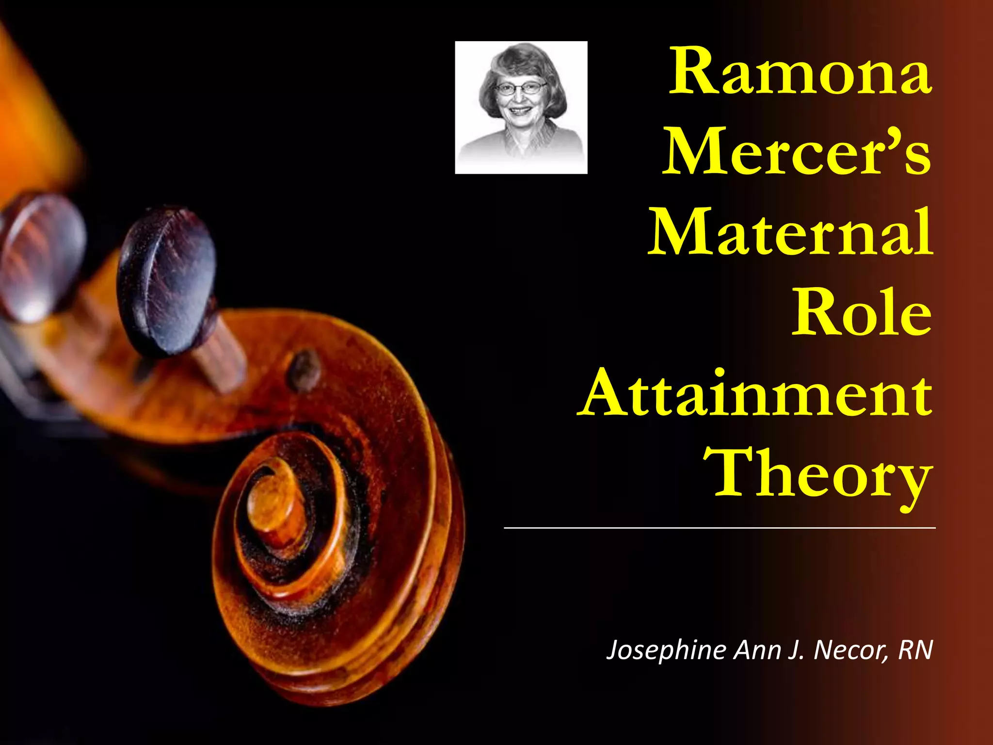 Ramona Mercer’s Maternal Role Attainment Theory | PPTX