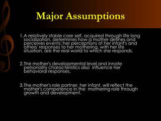 Ramona Mercer’s Maternal Role Attainment Theory | PPTX
