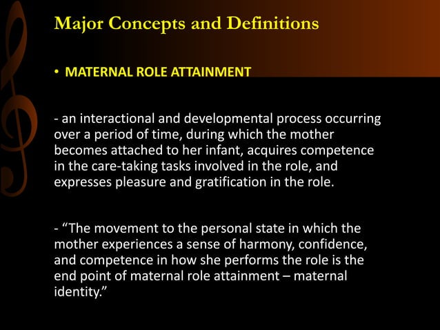 Ramona Mercer’s Maternal Role Attainment Theory | PPTX