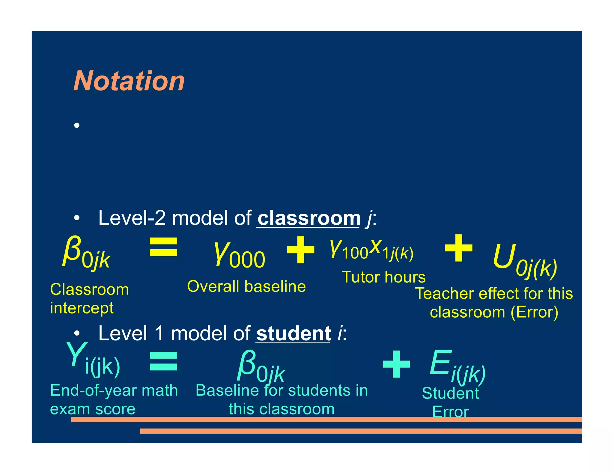 Mixed Effects Models - Random Slopes | PDF
